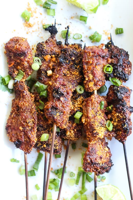 Tasty Nigerian Beef Suya Skewers